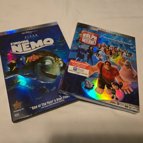 Media | Disney Pixar Finding Nemo And Ralph Breaks The Internet Dvd Set ...
